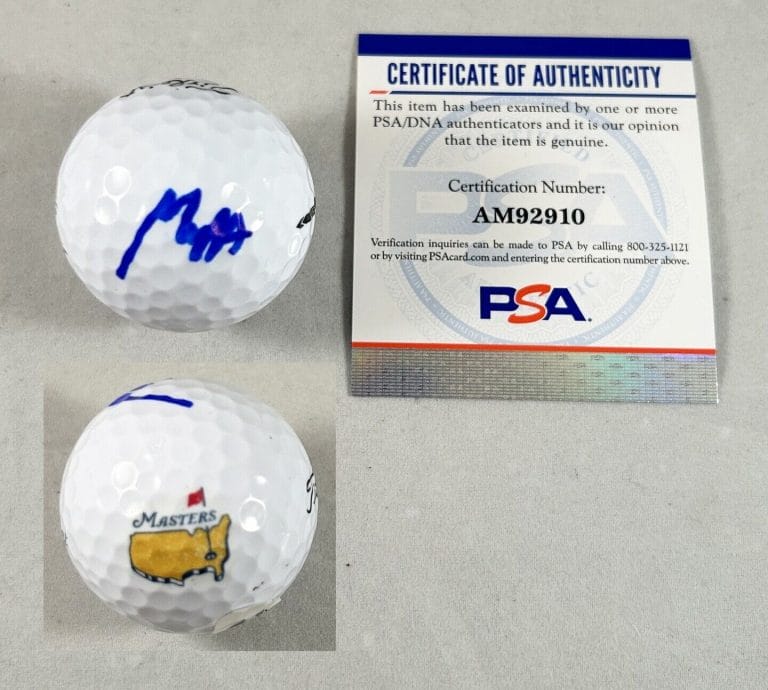 Exclusive Signed Golf Memorabilia Collection | Autographia