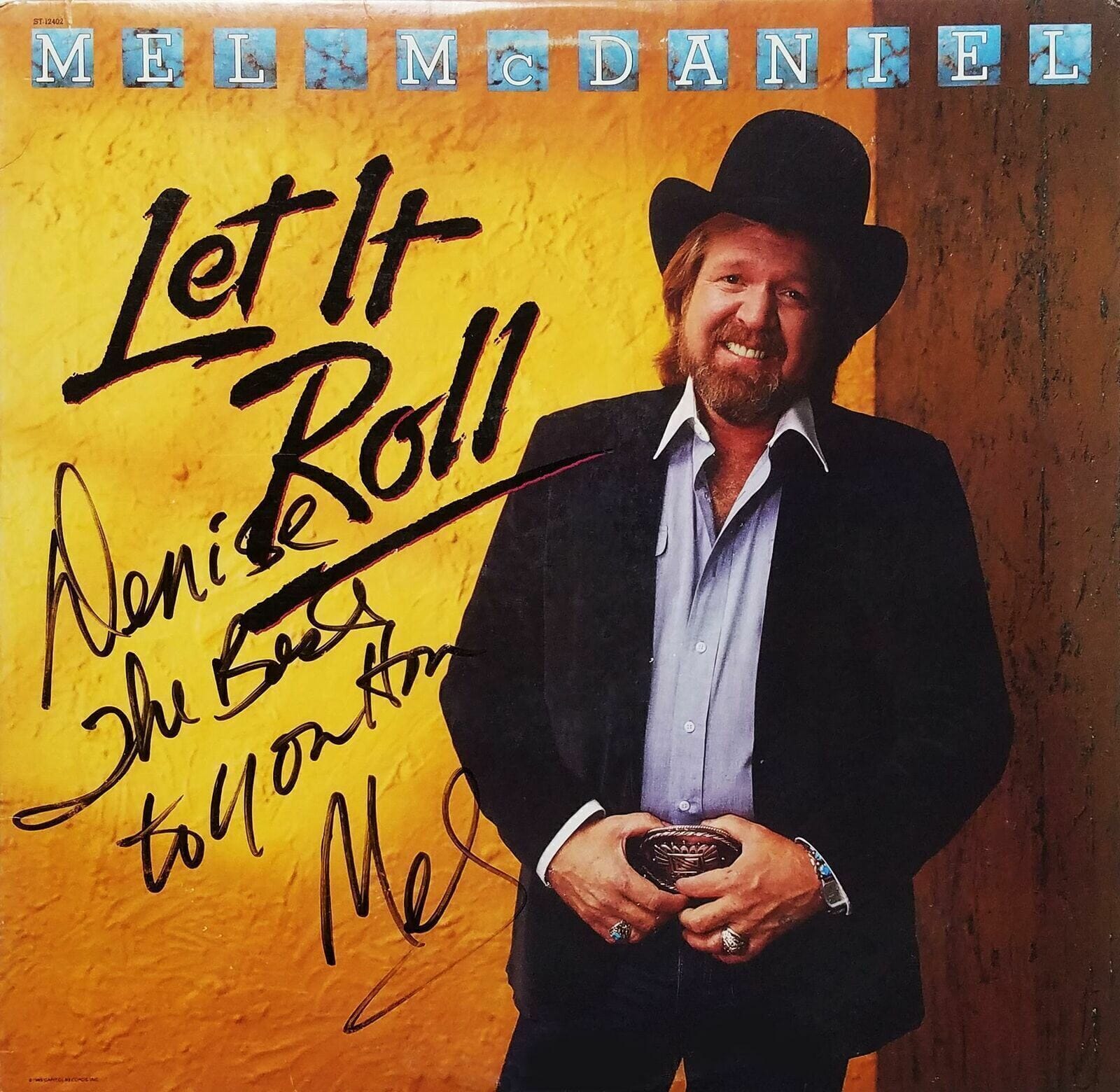 Mel McDaniel Autographed Signed Record Album LP Opens in a new window ... Mel McDaniel Autographed Signed Record Album LP Opens in a new window ...
