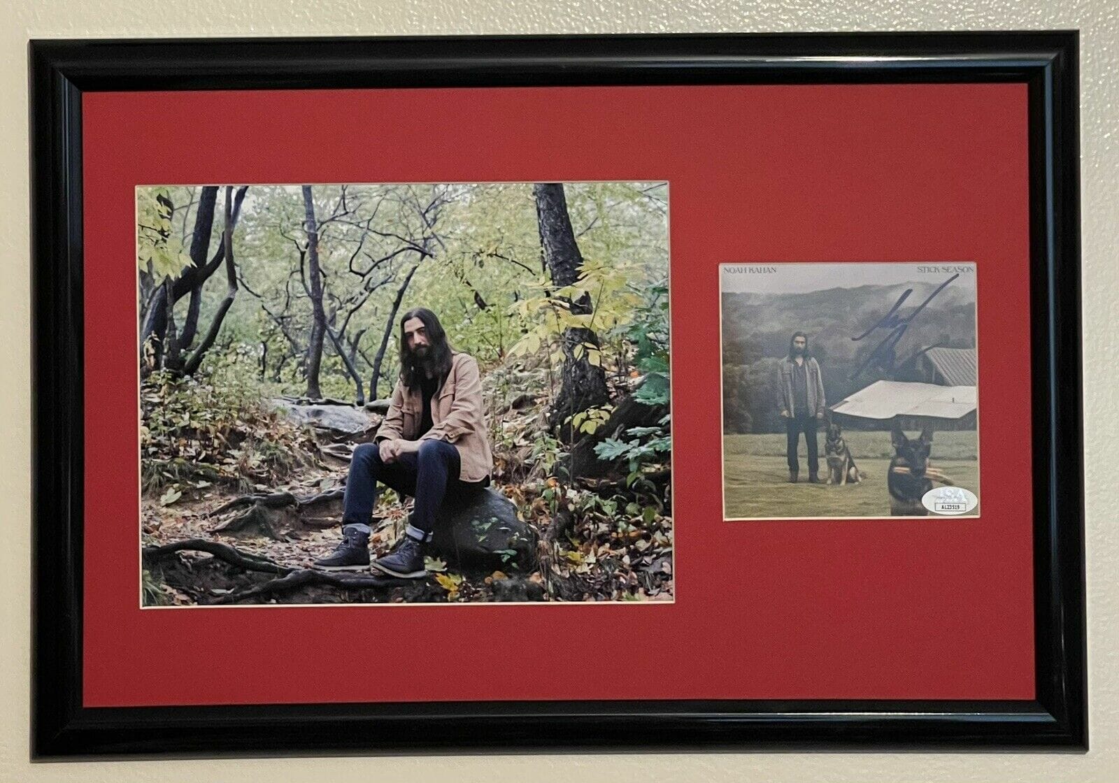 Noah Kahan Signed Autographed Custom Framed 12x18 Stick Season Cd ...