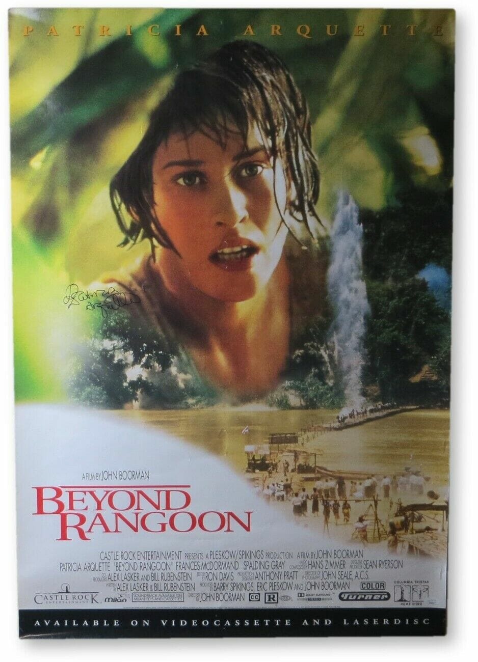 Patricia Arquette Signed Autographed Movie Poster Beyond Rangoon JSA ...