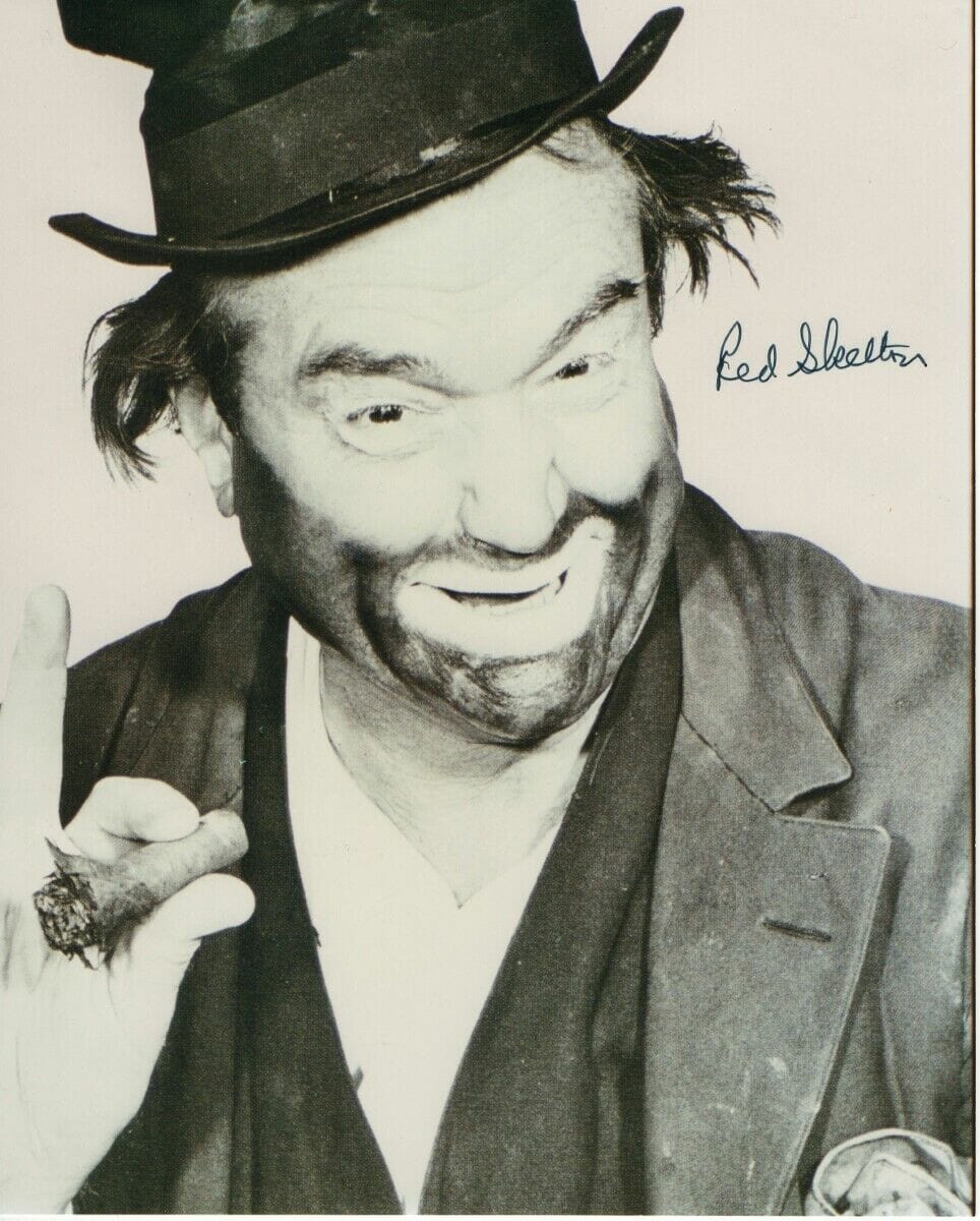 Red Skelton Signed Autographed 8X10 Photo Vintage B/W Clown PSA P94528 ...