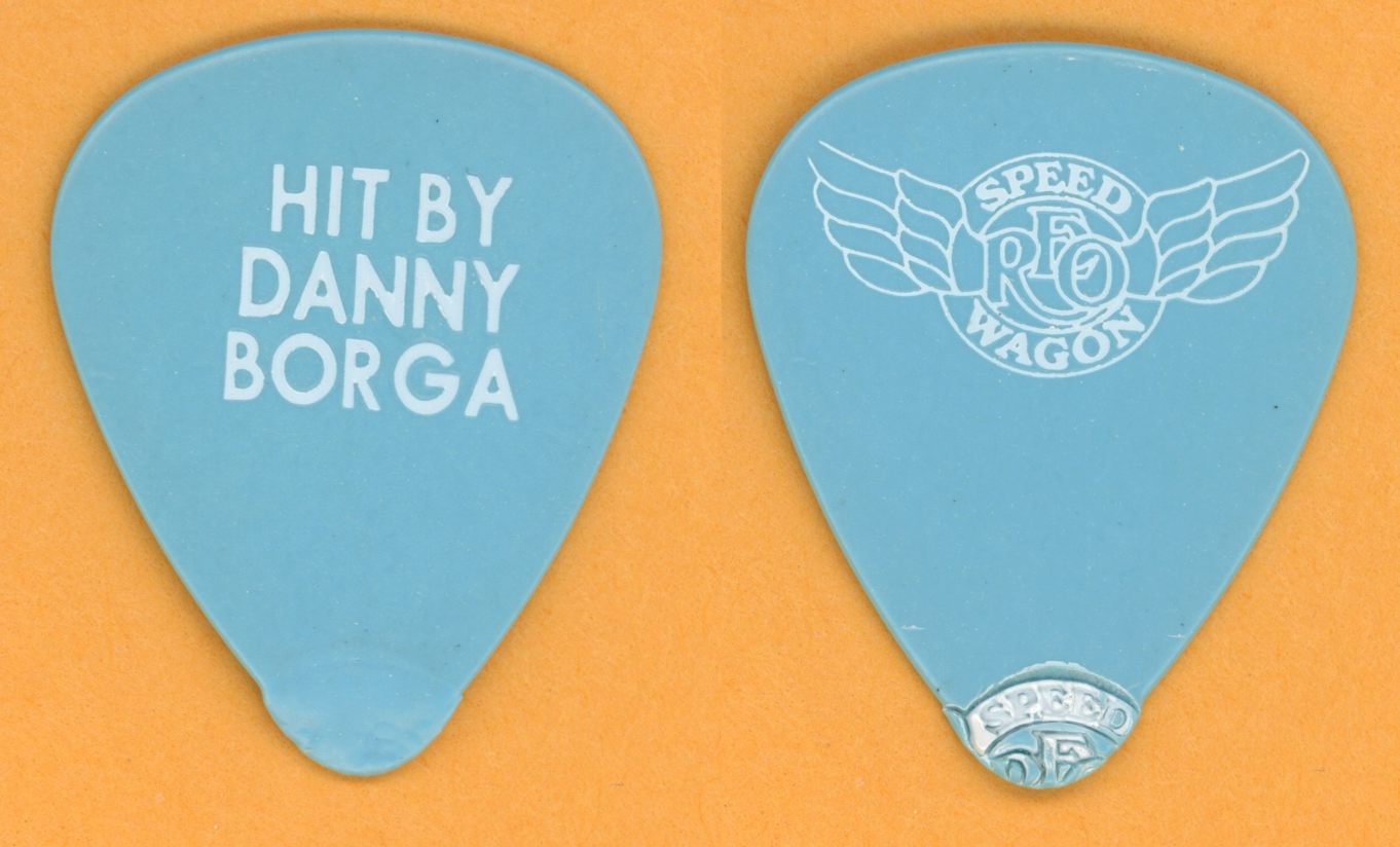 REO Speedwagon Danny Borga Vintage Tour Guitar Pick - 1998 Misprint ...