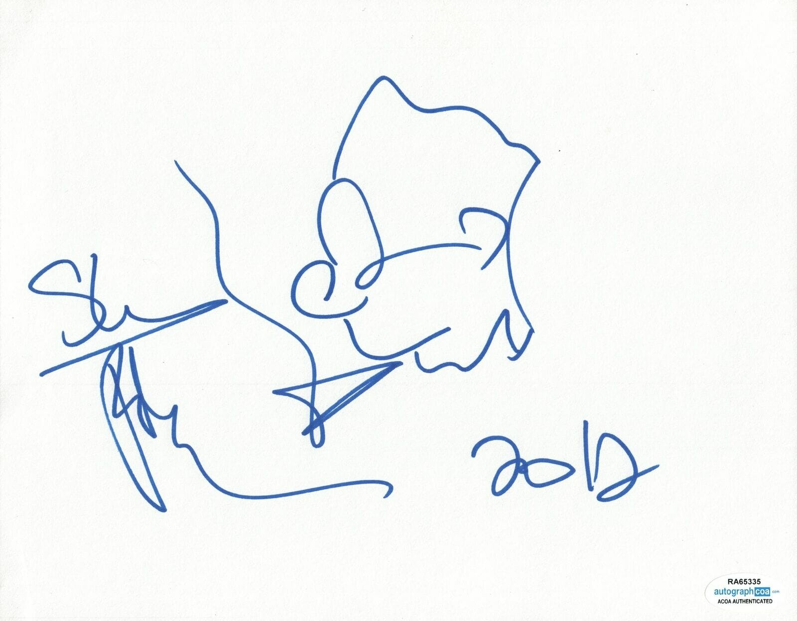 Sean Paul Autographed Sketched 8x10 Glossy ACOA Opens in a new window ...