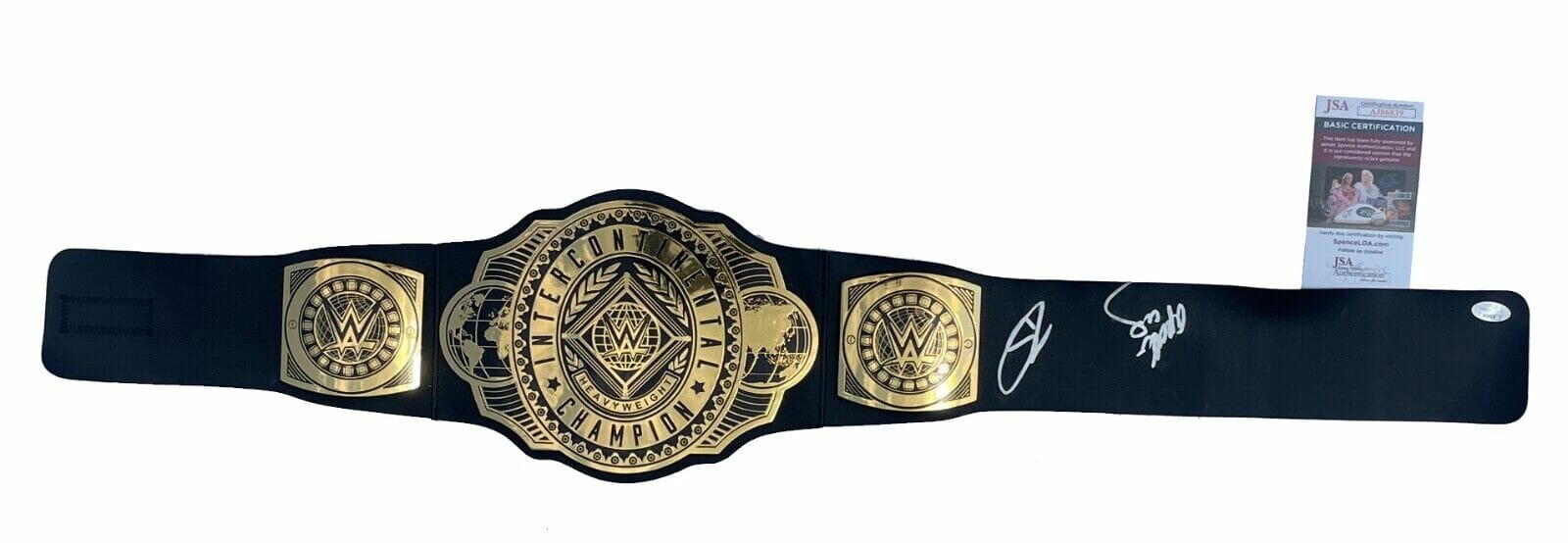 Shinsuke Nakamura & Apollo Crews WWE Intercontinental Championship Toy ...