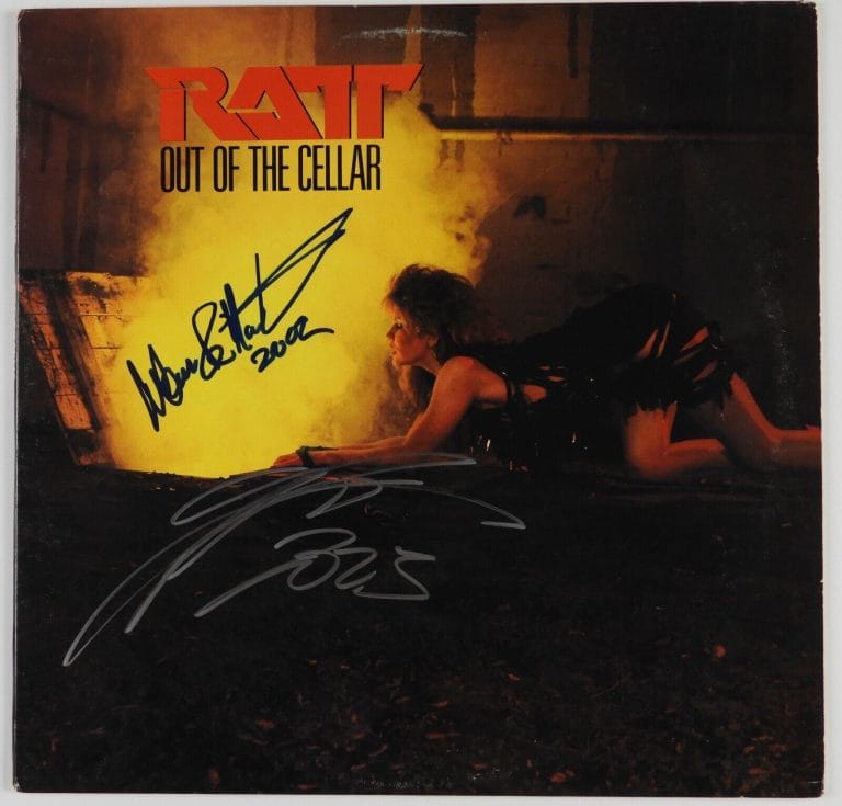 Stephen Pearcy Ratt JSA Signed Autograph Album Record Vinyl Warren DeMartini | Autographia