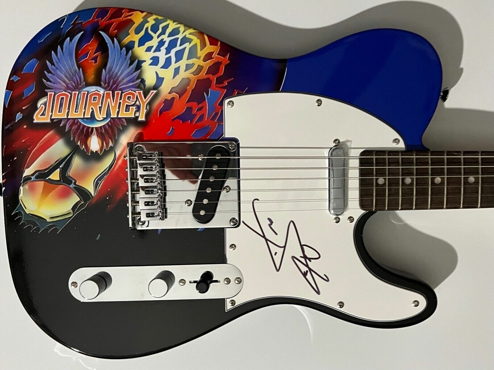 Steve Perry Journey Signed Guitar Autograph Fender Telecaster Epperson ...