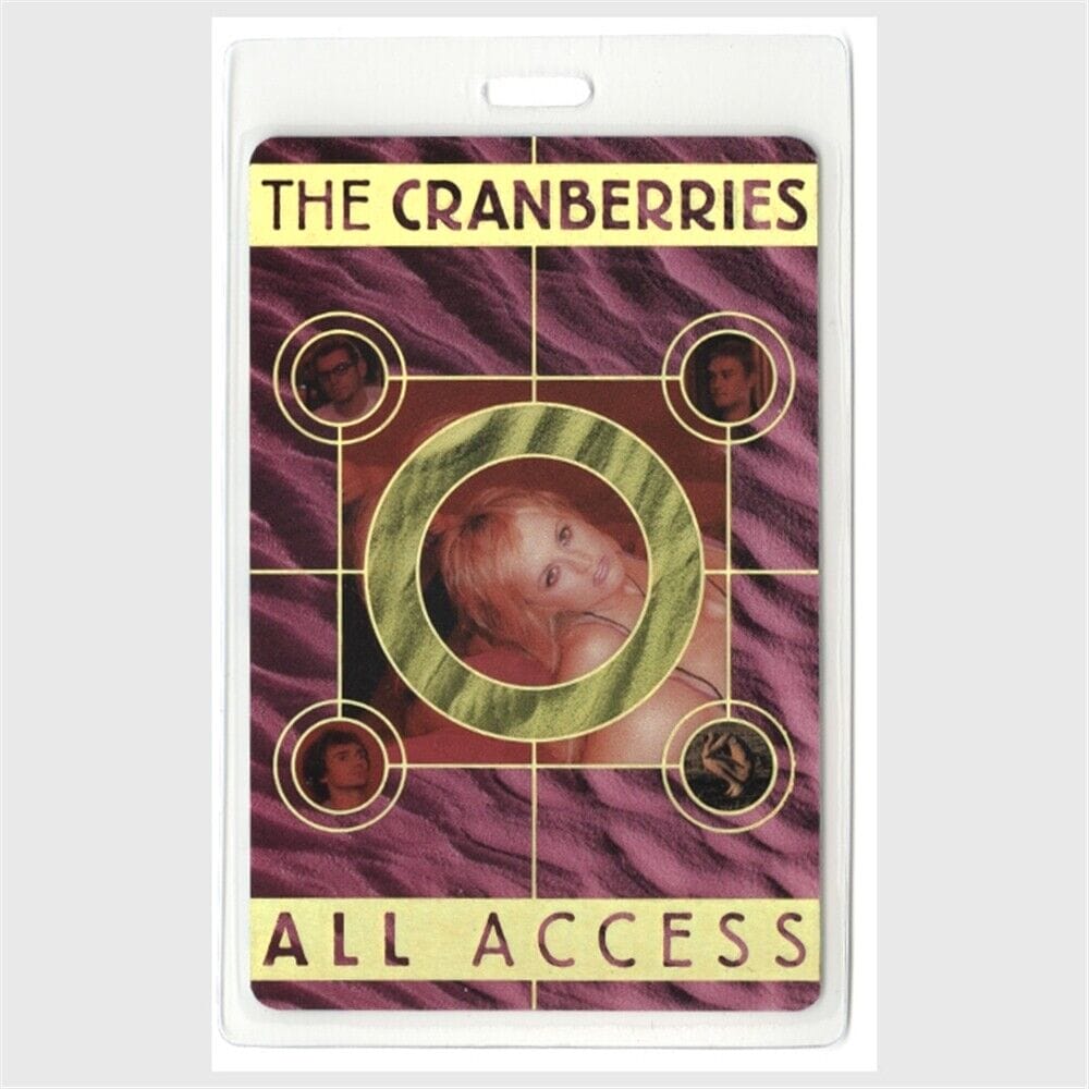 The Cranberries 1999 Bury the Hatchet tour All Access Laminated ...