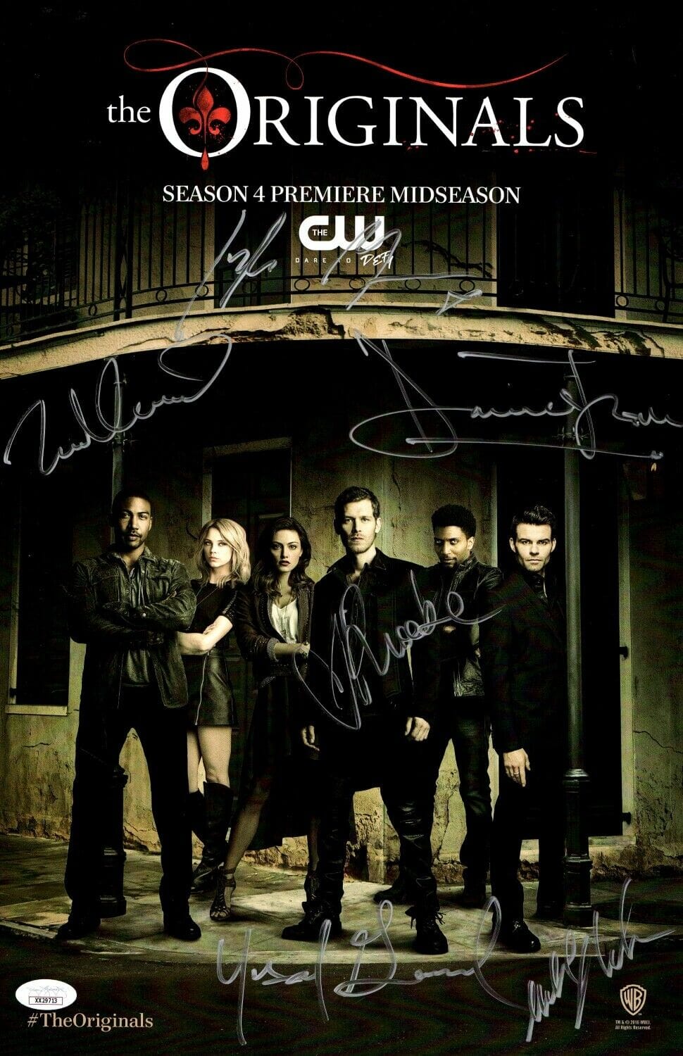 The Originals Multi Autographed 11X17 Poster 6 Autos Gillies Morgan JSA XX29713 Opens in a new ...