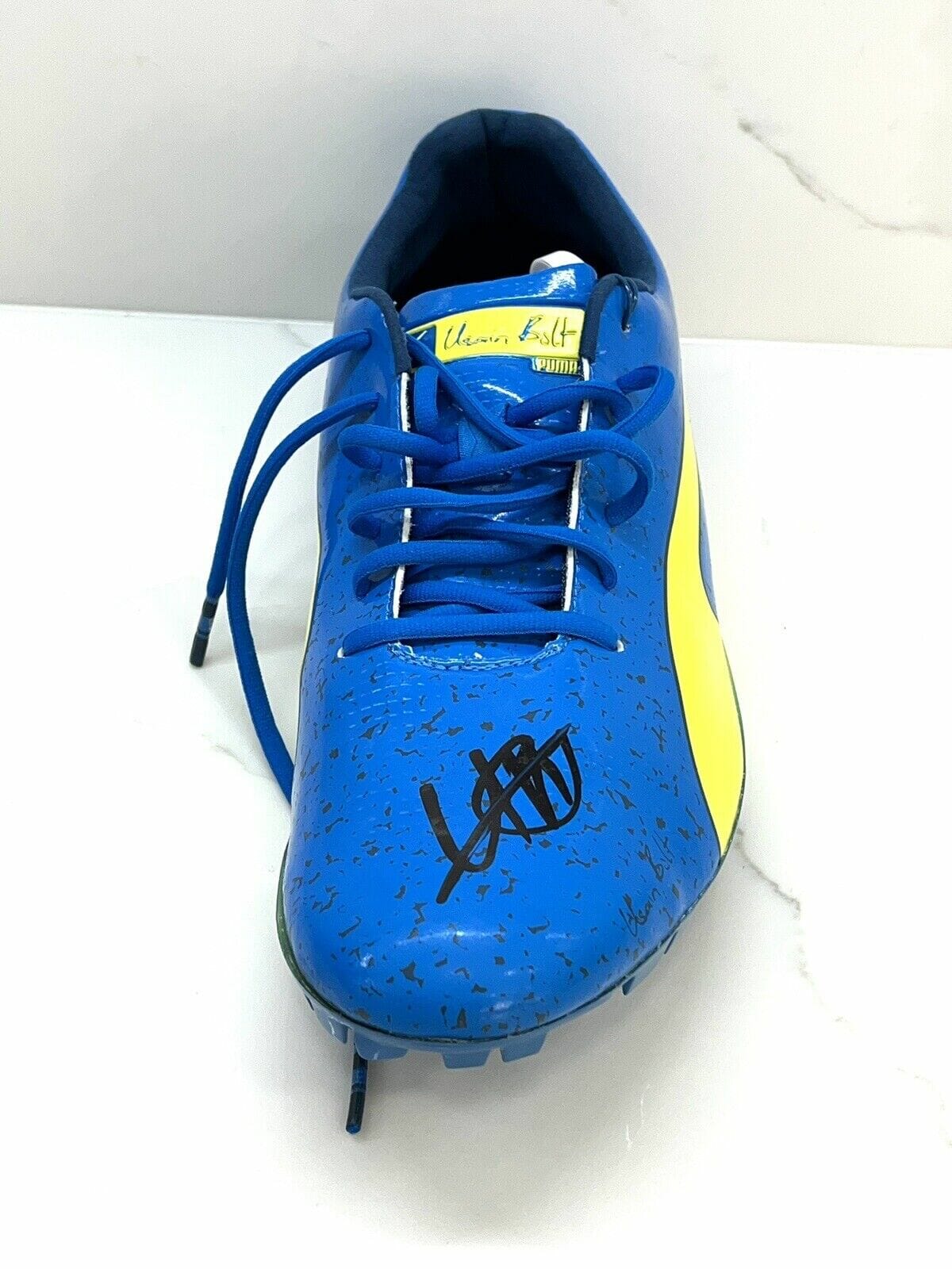 Usain Bolt Hand Signed Puma Cleat Gold Fastest Man (Beckett CERT) #2 ...