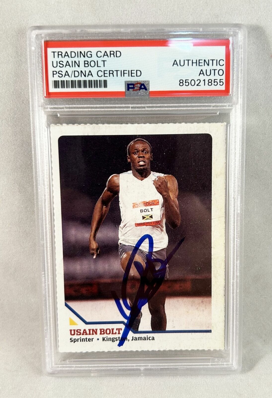 Usain Bolt Signed Rookie Card SI Kids Olympic Champion SA/DNA COA Opens ...
