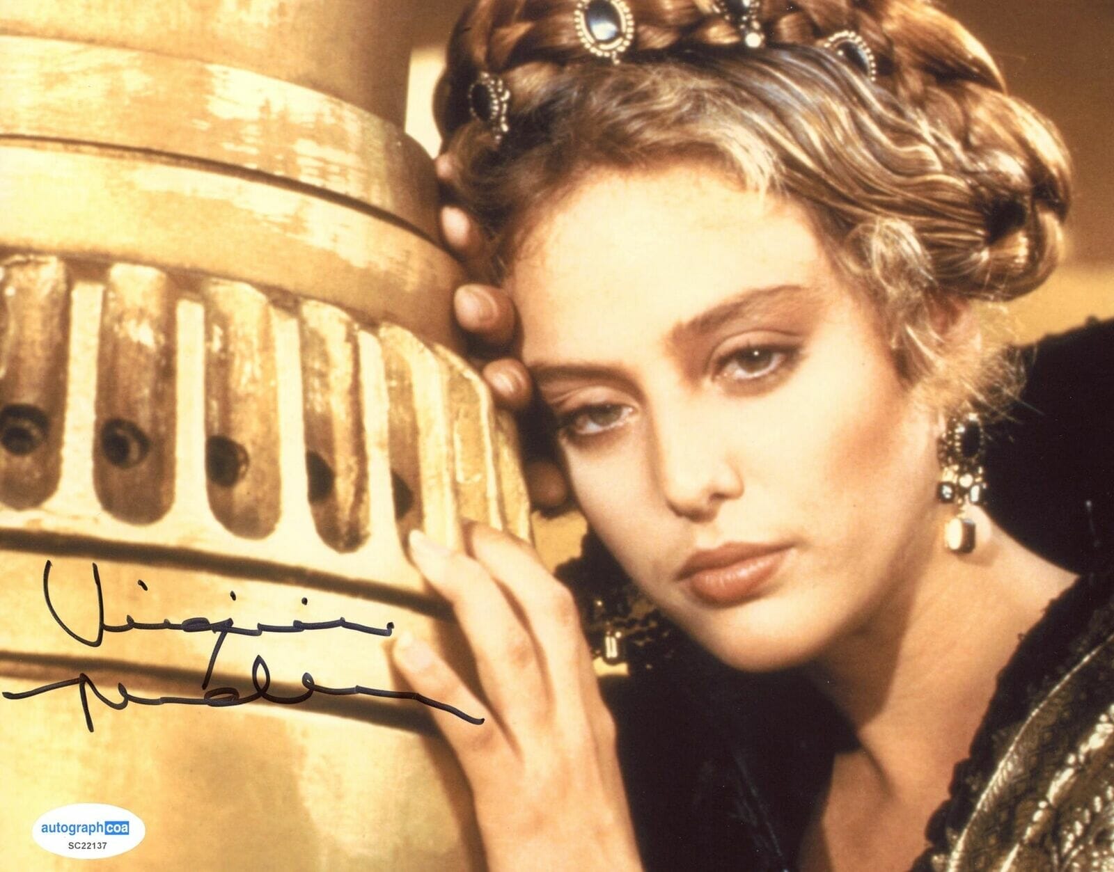 VIRGINIA MADSEN SIGNED DUNE 8X10 PHOTO ACOA Opens in a new window or ...