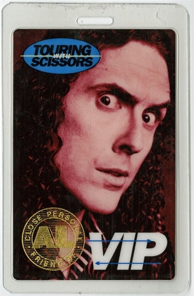 Weird Al Yankovic 1999 Touring with Scissors Band VIP Laminated ...