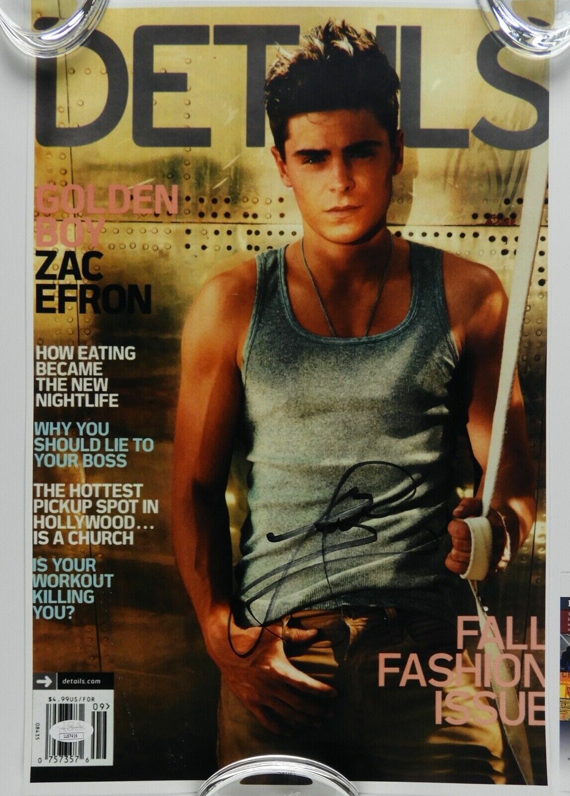 Zac Efron JSA Signed Autograph 12 x 18 Poster on Card Stock | Autographia