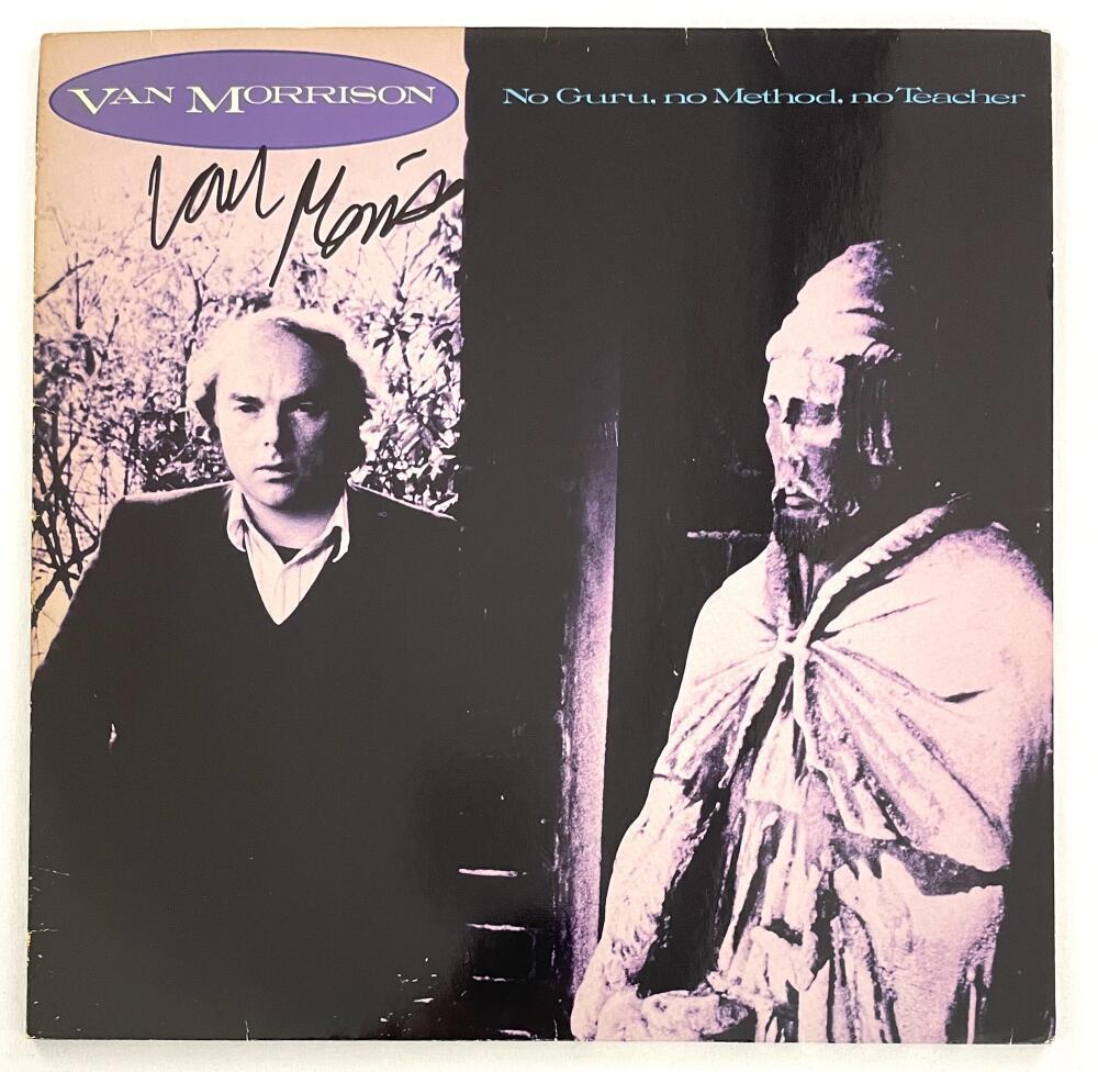 Van Morrison Signed Autograph Album Record No Guru No Method No Teacher ...