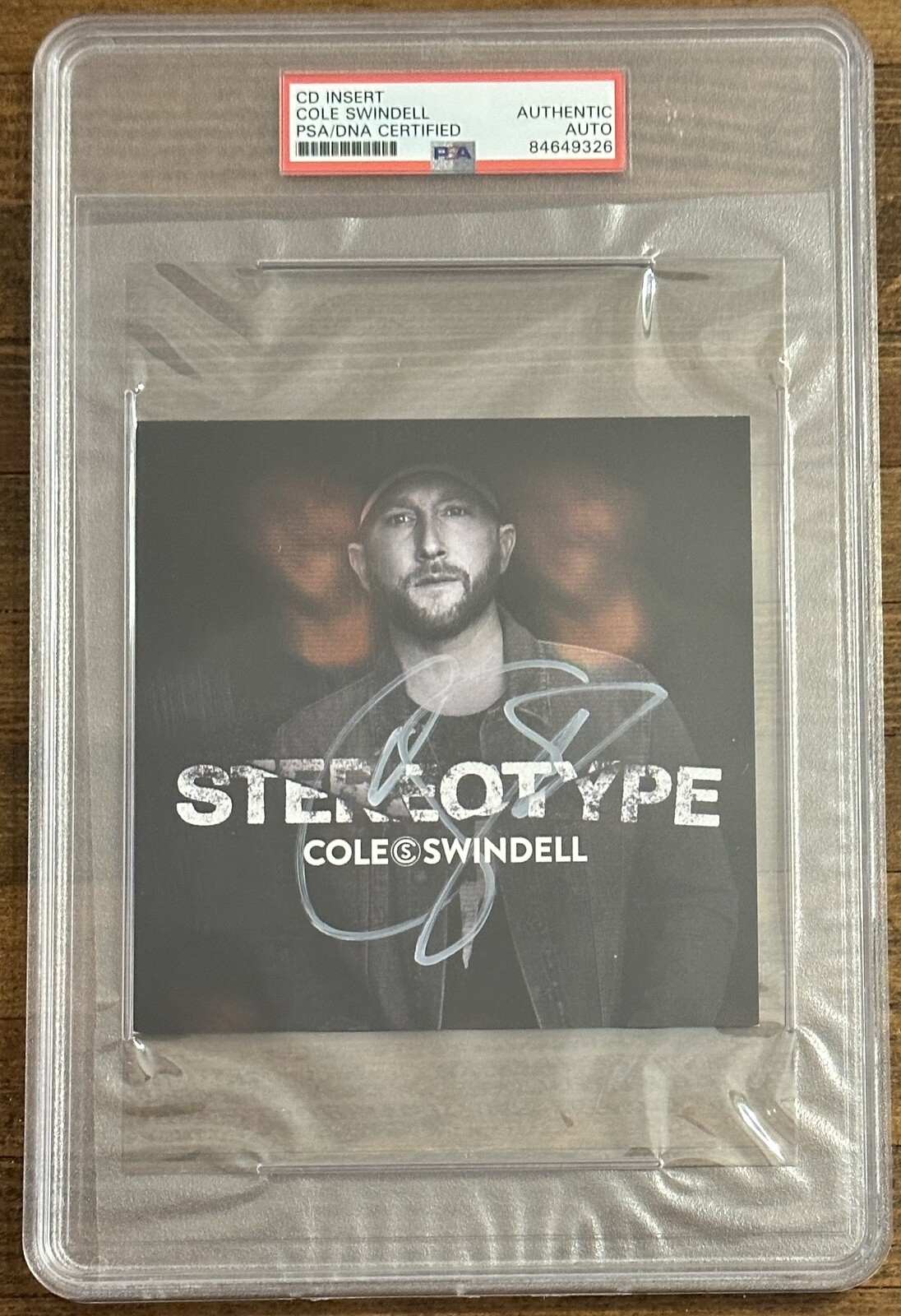 Signed COLE SWINDELL CD Insert Stereotype Album Autographed PSA DNA ...