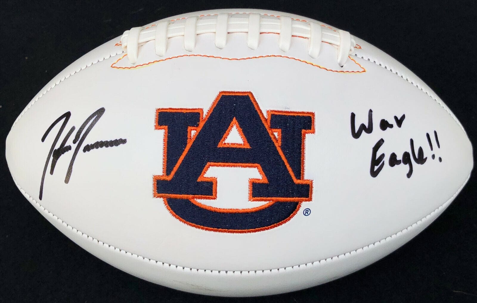 Auburn Tigers #85 TYLER FROMM Signed Autographed Football COA! WAR ...