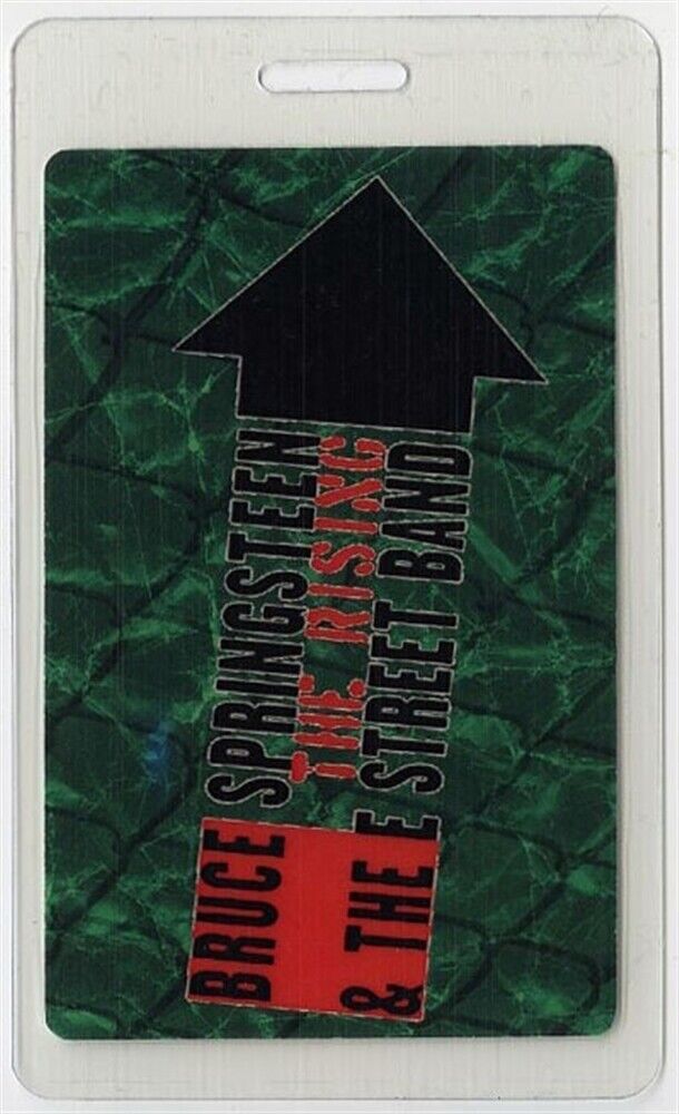 New ListingBruce Springsteen 2002 The Rising concert tour Laminated ...