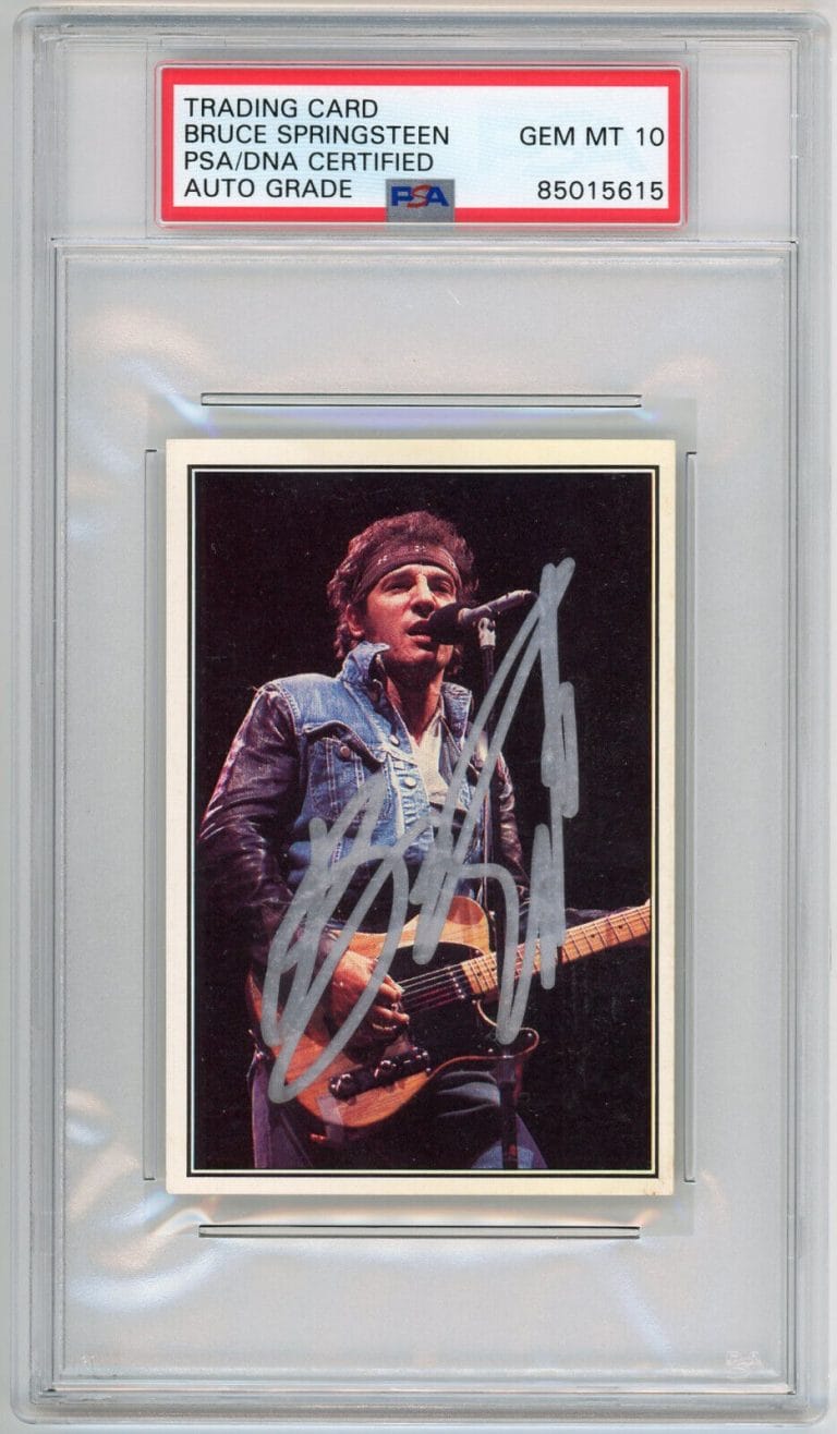 Authentic Signed Bruce Springsteen Memorabilia - Autographed Guitar | Autographia