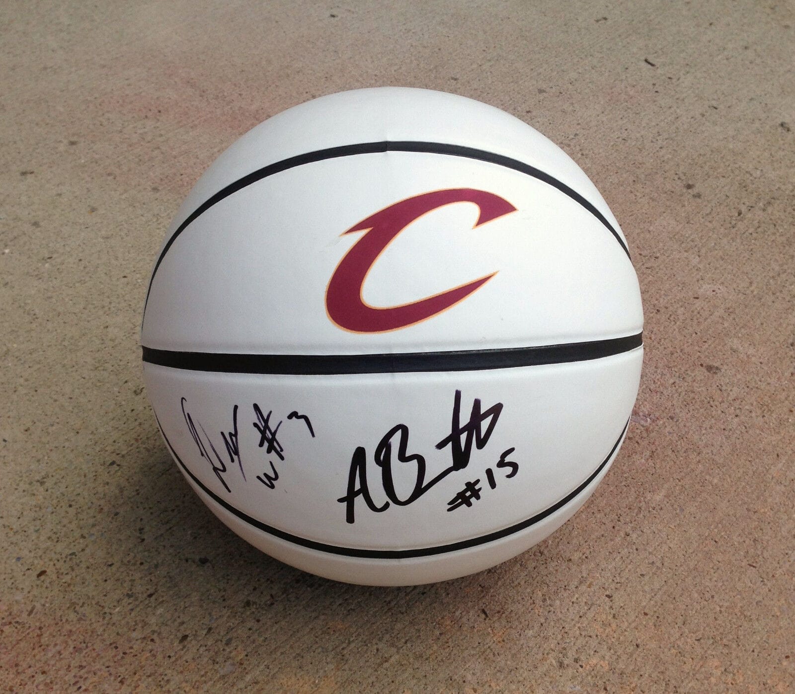 Cavaliers DION WAITERS & ANTHONY BENNETT Signed Autographed Basketball ...