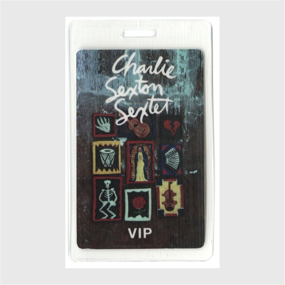 Charlie Sexton 1995 concert tour Band VIP Laminated Backstage Pass ...