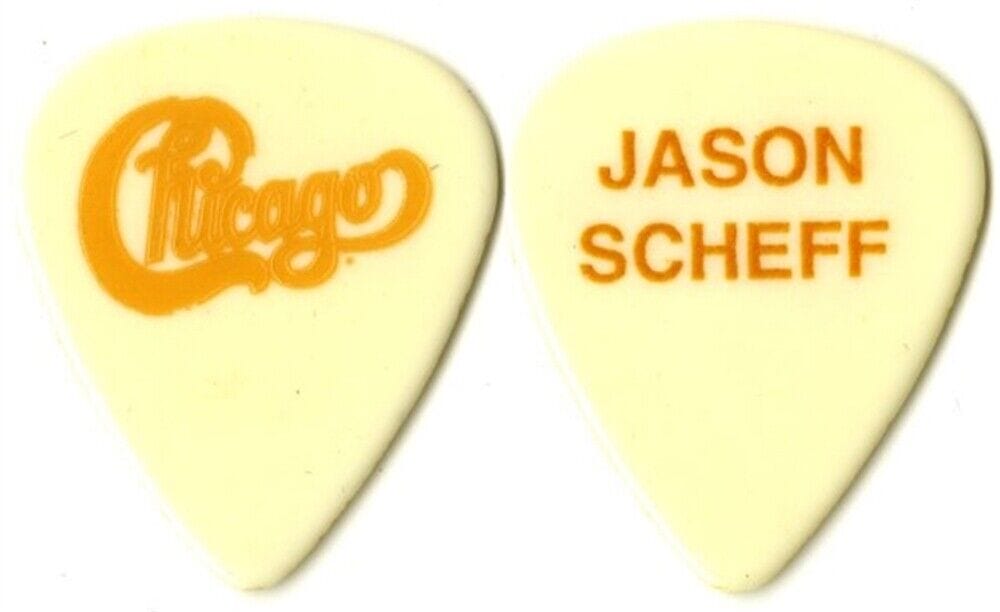 Chicago 1991 Twenty 1 tour issued worn Jason Scheff stage band Guitar ...