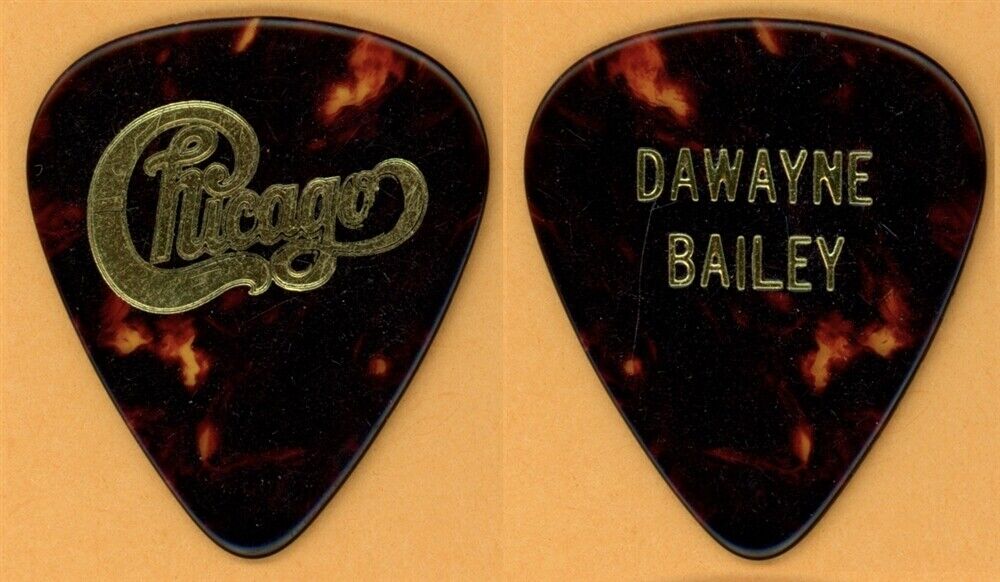 Chicago Dawayne Bailey Vintage Stage Guitar Pick - 1988 World Tour ...