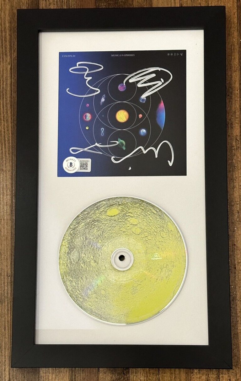 Shop Coldplay Signed Memorabilia & Signed Poster, Guitar | Autographia