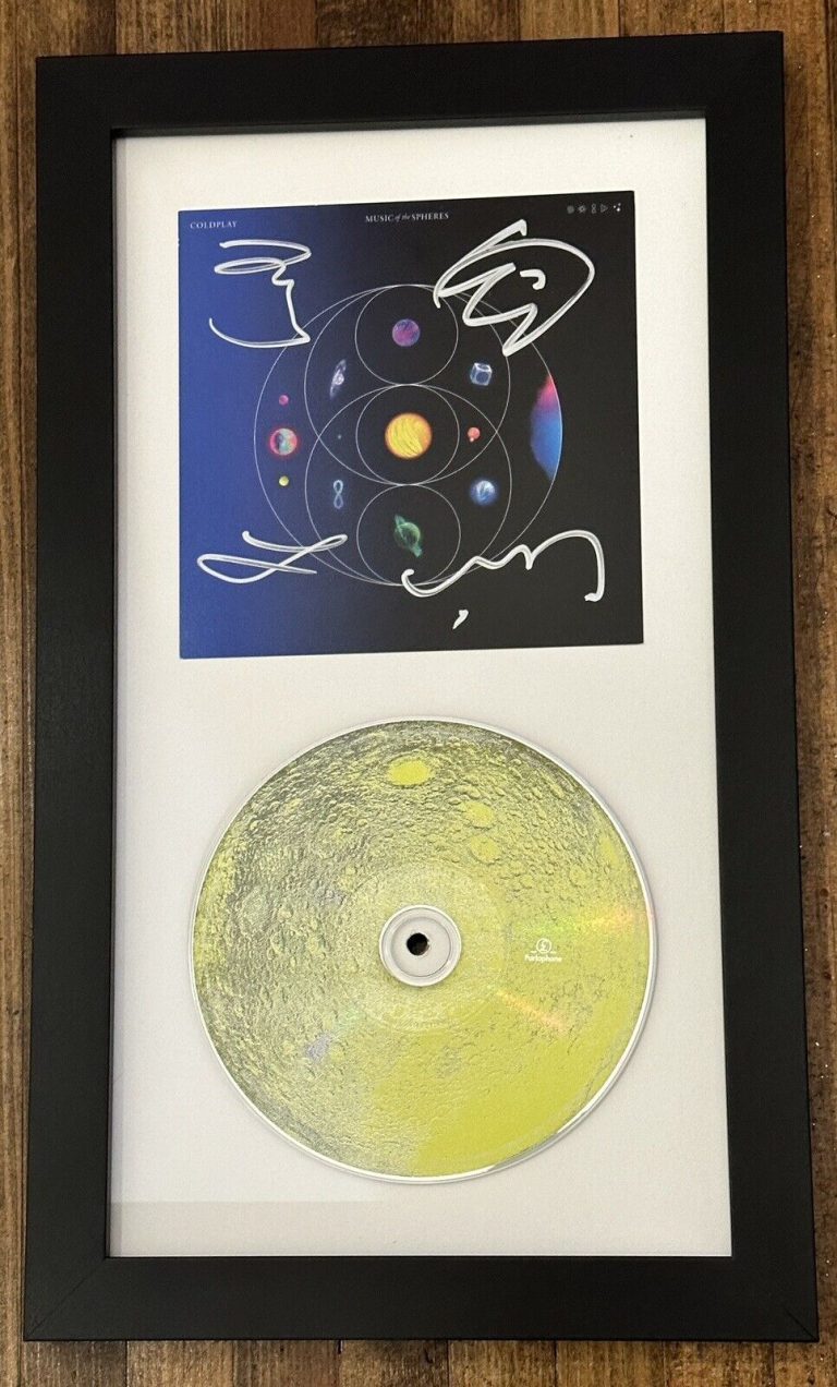 Shop Coldplay Signed Memorabilia & Signed Poster, Guitar | Autographia