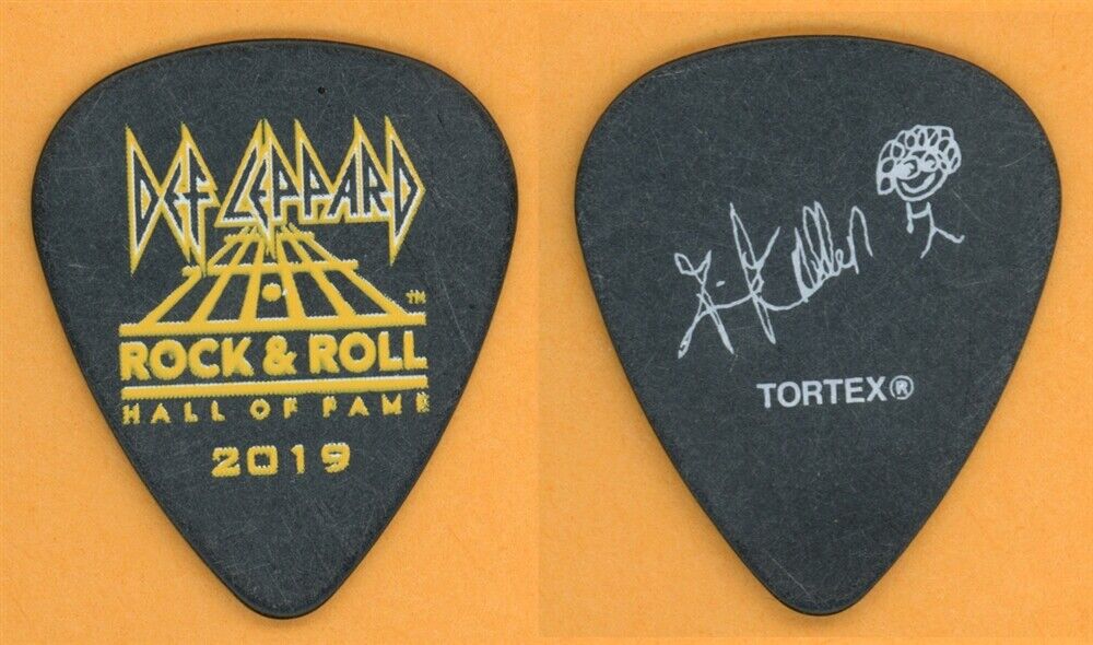 Def Leppard Rick Allen Vintage Guitar Pick - 2019 Hall of Fame Tour ...