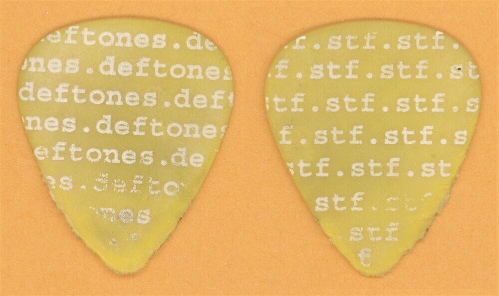 Deftones Stephen Carpenter 1st Custom Vintage Guitar Pick - Stage Used ...