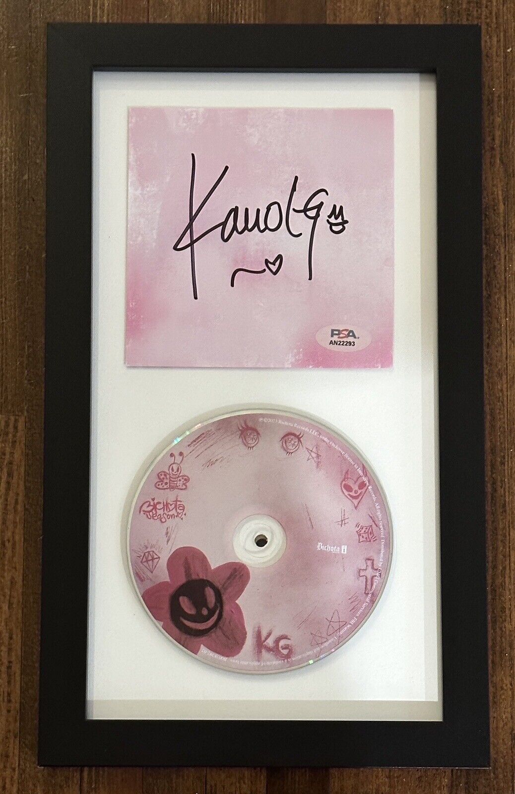 FRAME Karol G SIGNED CD MAÑANA SERÁ BONITO Bichota Season AUTOGRAPH PSA ...