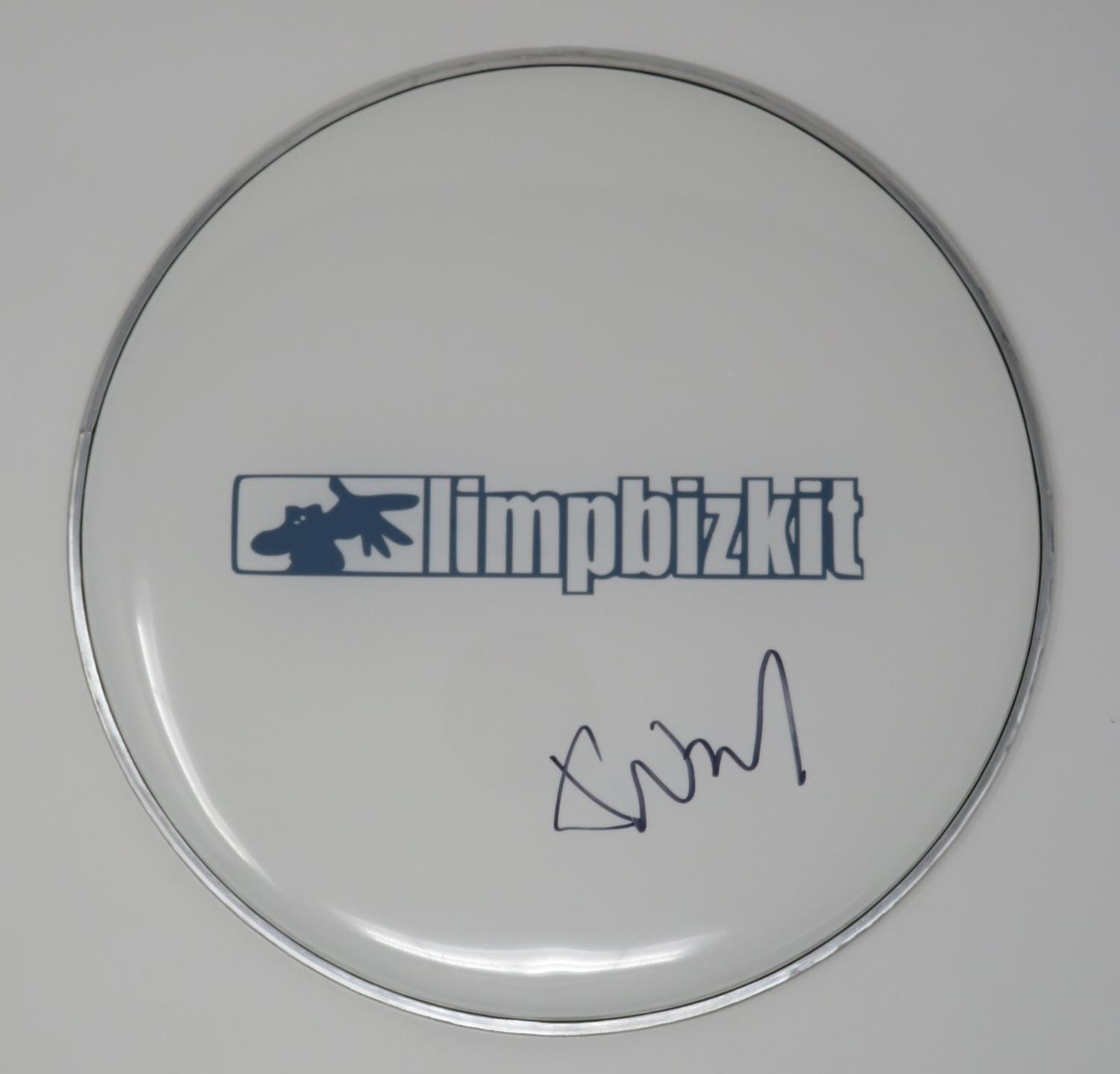 Fred Durst LIMP BIZKIT Signed Autograph Auto 12" Drumhead Drum Head JSA ...