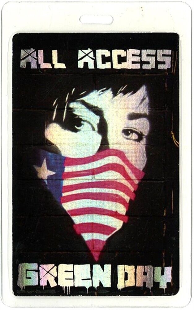 Green Day 2009 21st Century Breakdown concert tour Laminated Backstage ...