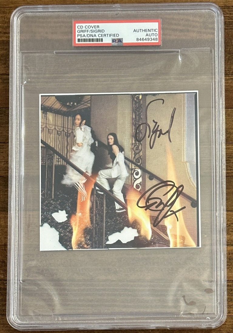 GRIFF X SIGRID HEAD ON FIRE SIGNED CD SINGLE PSA DNA CERTIFIED ...