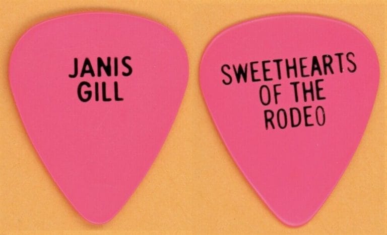 Janis Gill Sweethearts of the Rodeo Guitar Pick - 1980s Vintage Opens ...