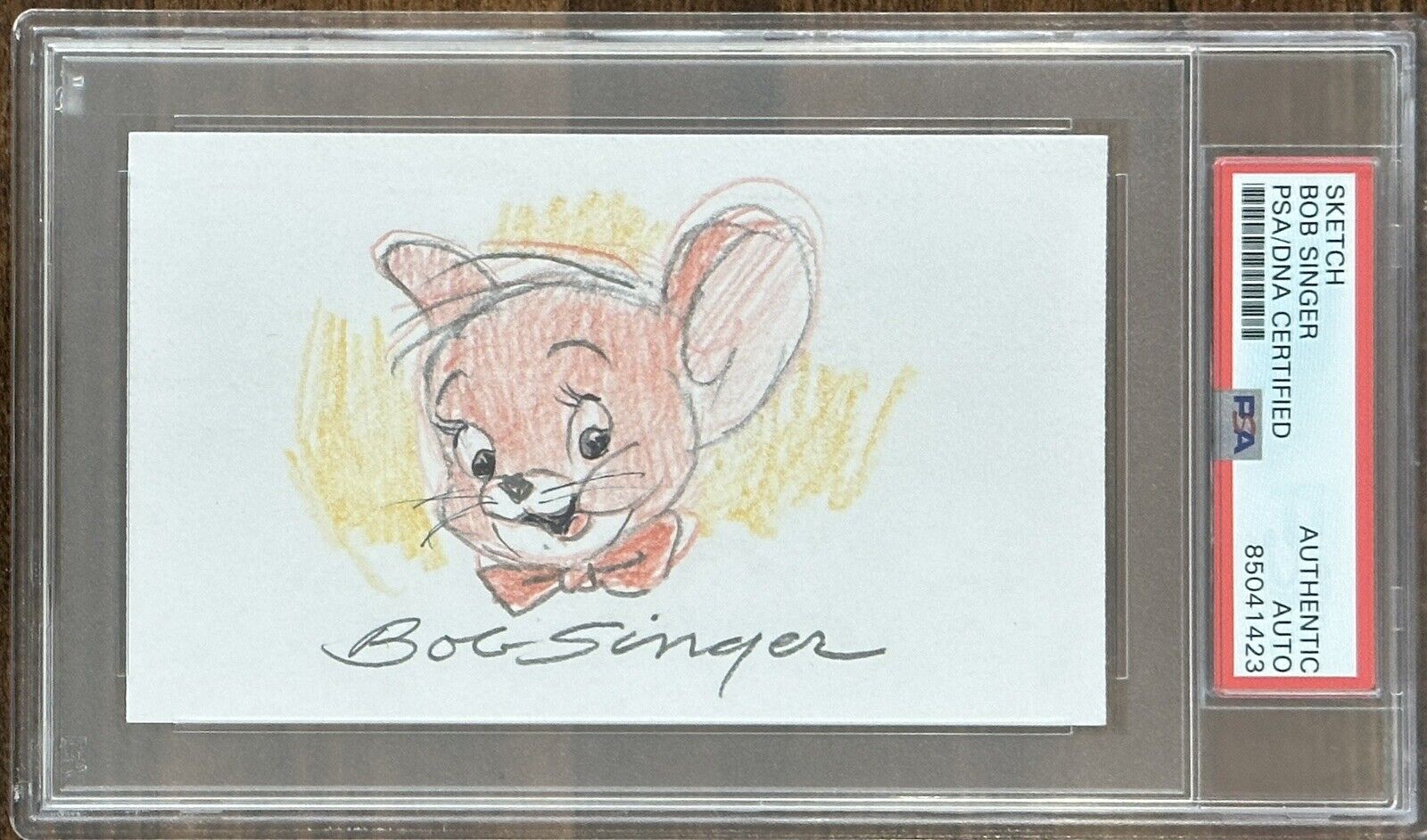JERRY Of Tom & Jerry Original Drawing Sketch By Bob Singer PSA DNA COA ...