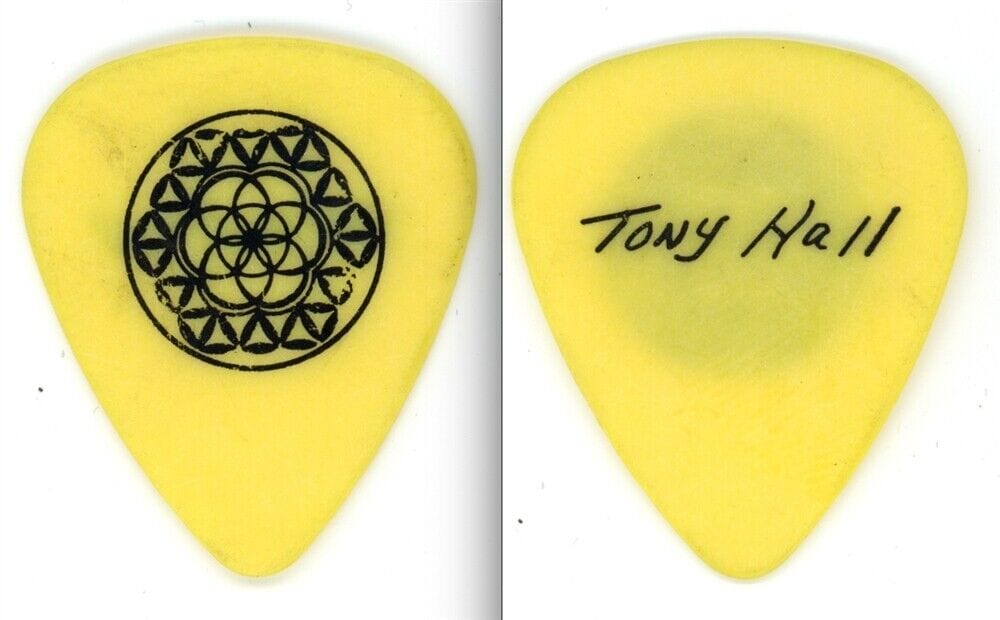 Jewel Kilcher Tony Hall Signature Yellow Guitar Pick - 1998 Tour Opens ...