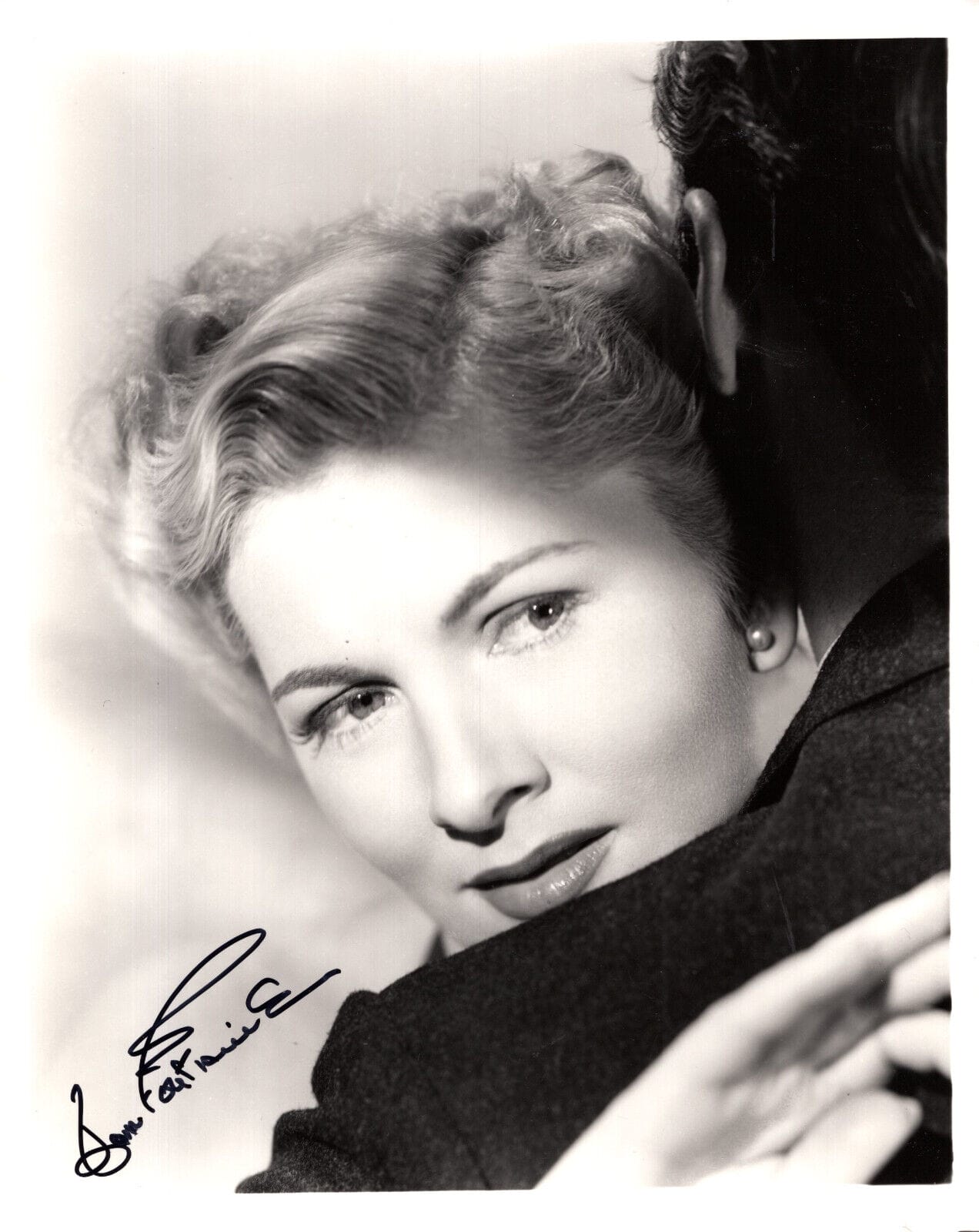 JOAN FONTAINE HAND SIGNED 8x10 PHOTO+COA AMAZING POSE Opens in a new ...