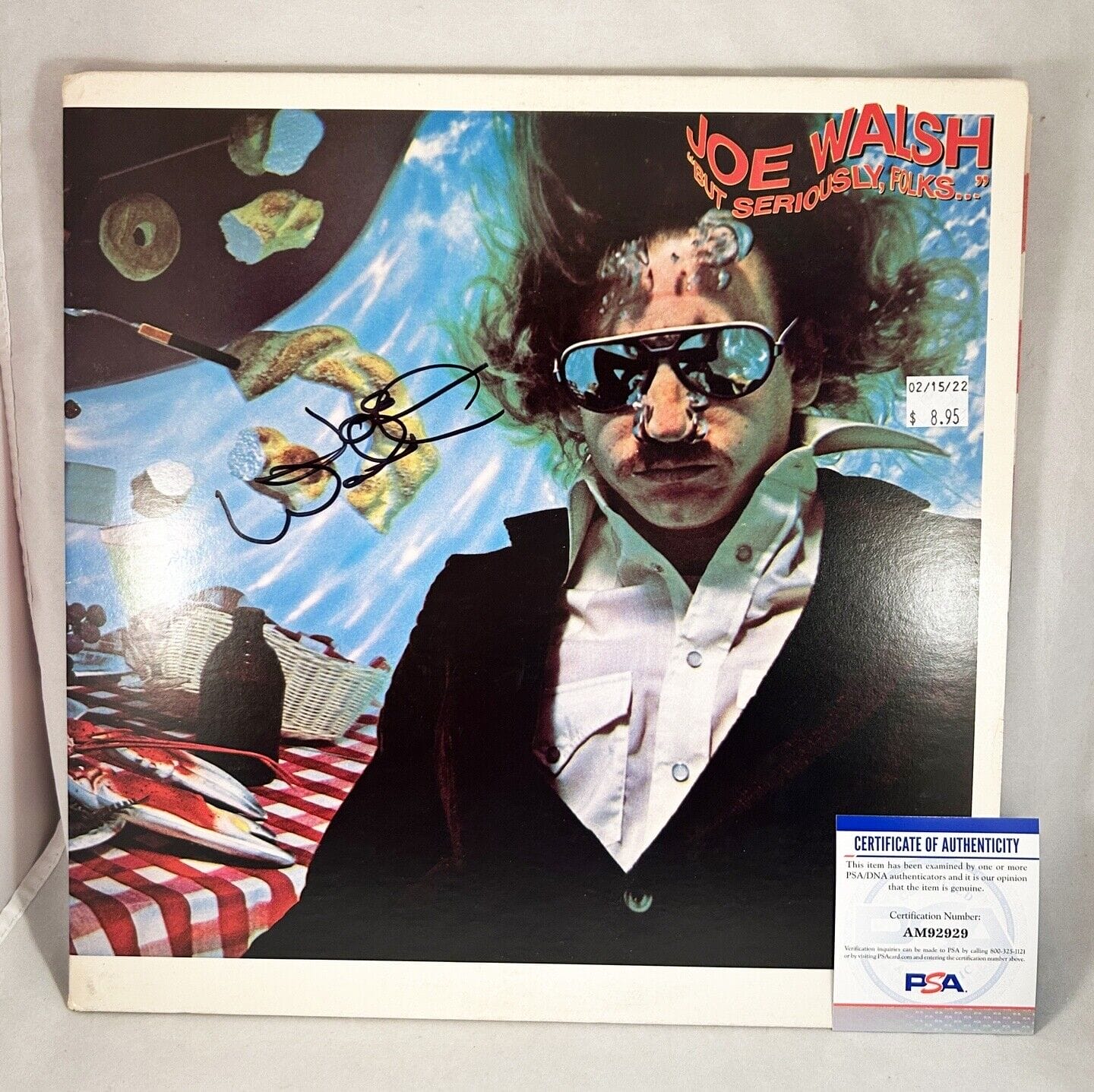 Joe Walsh Signed Vinyl LP Album PSA/DNA COA | Autographia