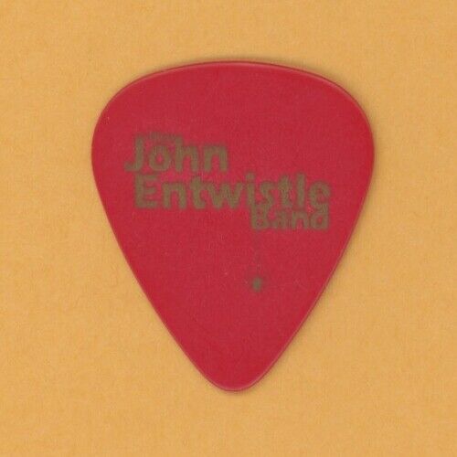 John Entwistle Band 1996 The Rock concert tour signature Guitar Pick ...