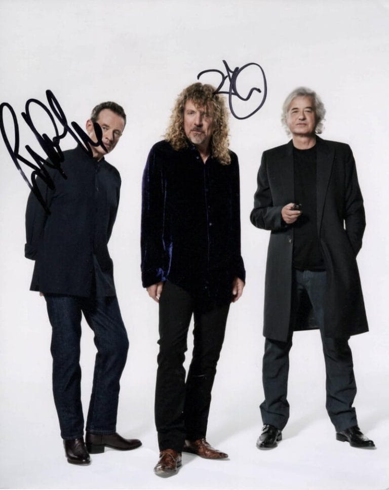 Authentic Led Zeppelin Memorabilia - Autographs & Signed Guitar ...