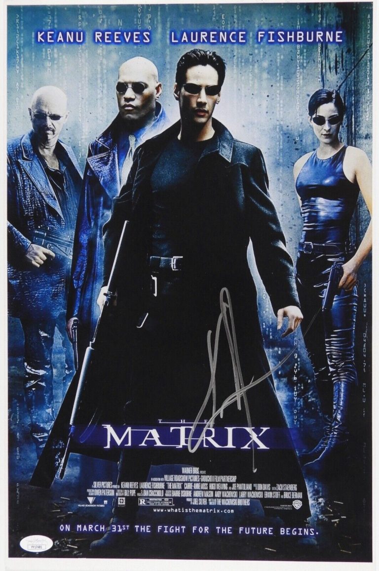 Keanu Reeves JSA Autograph Signed 11 x 17 Photo The Matrix | Autographia