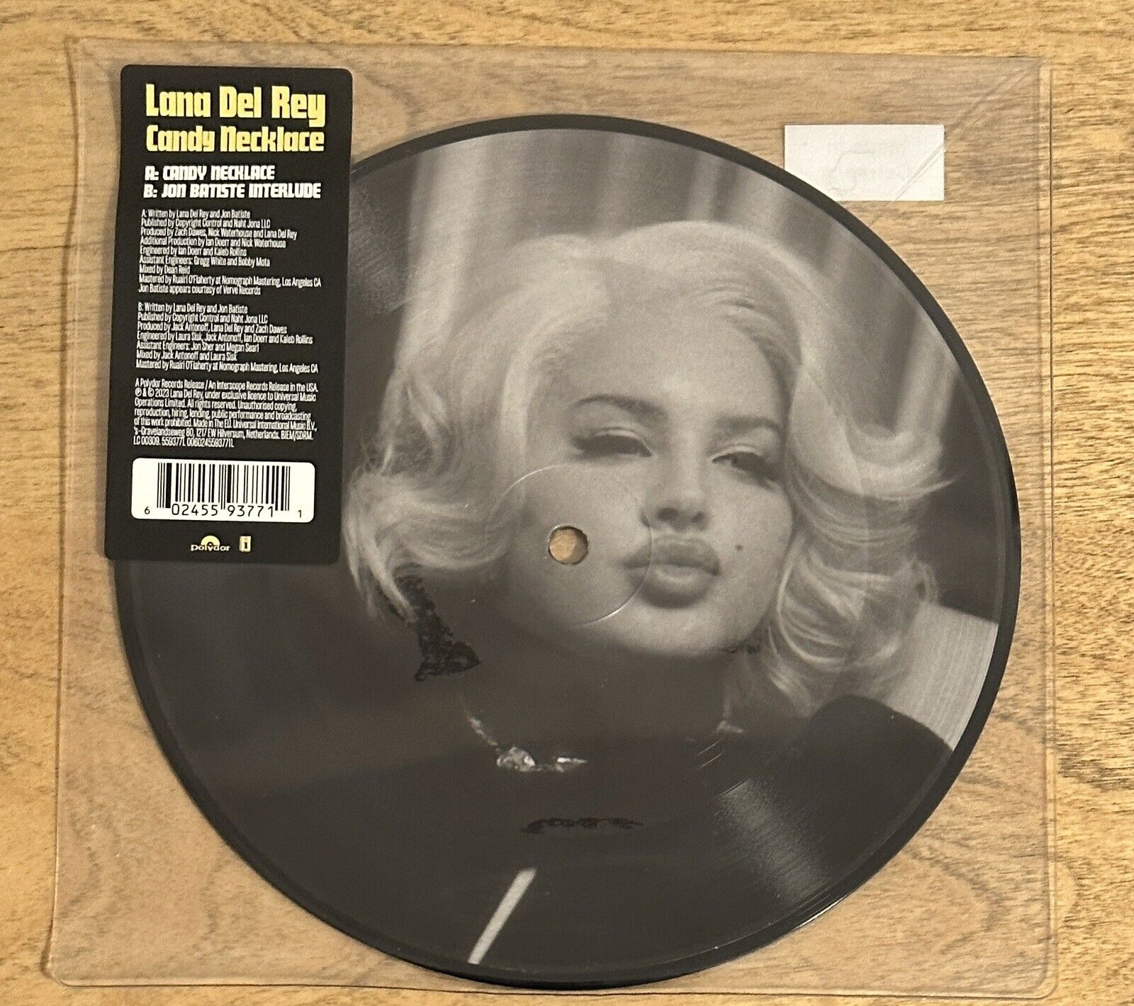 Lana Del Rey Candy Necklace Limited Edition 7” Picture Disc Vinyl IN ...
