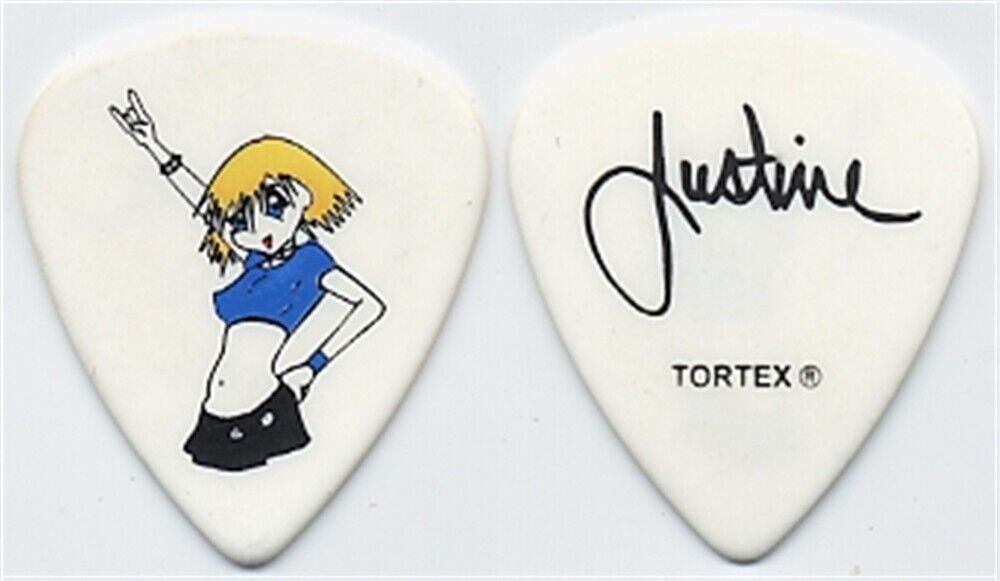 Lo Ball Justine Brandy authentic band issued 2003 tour signature Guitar ...