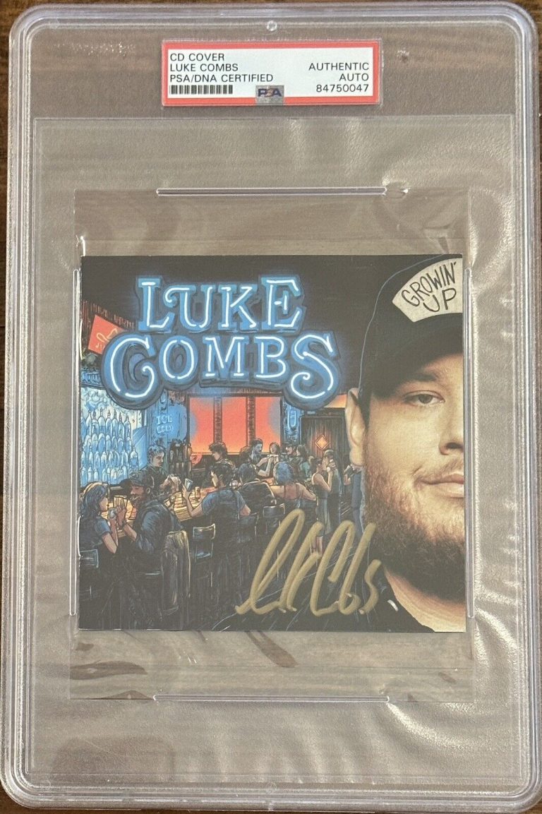 Luke Combs Signed Memorabilia, Autographed Guitar & CD | Autographia