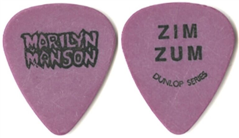 Marilyn Manson 1997 Dunlop Artist Series collectible Zim Zum artist ...