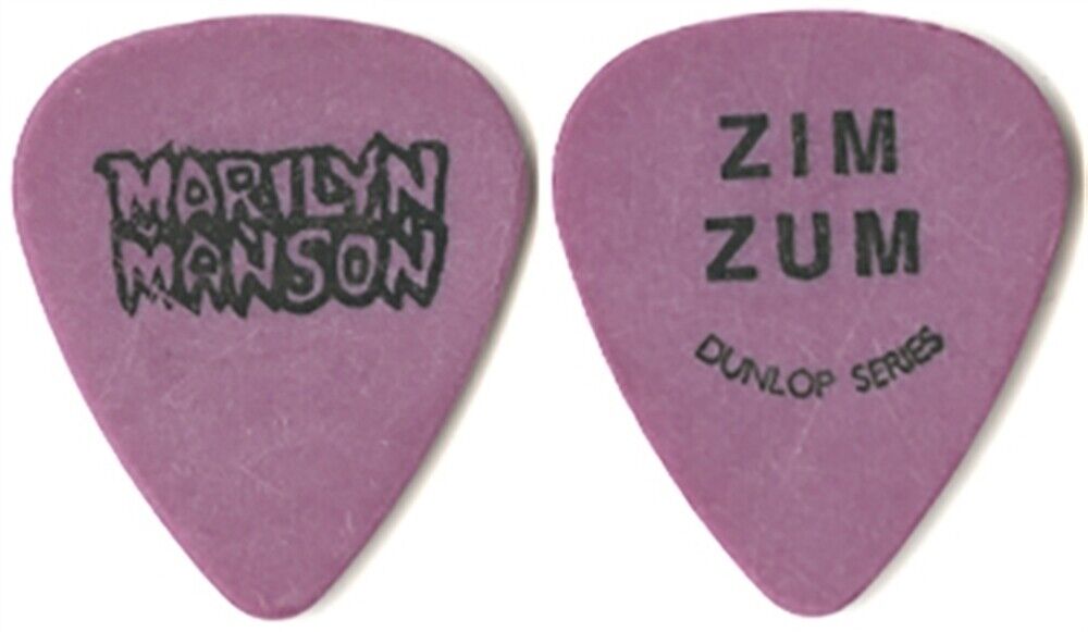 Marilyn Manson 1997 Dunlop Artist Series collectible Zim Zum artist ...