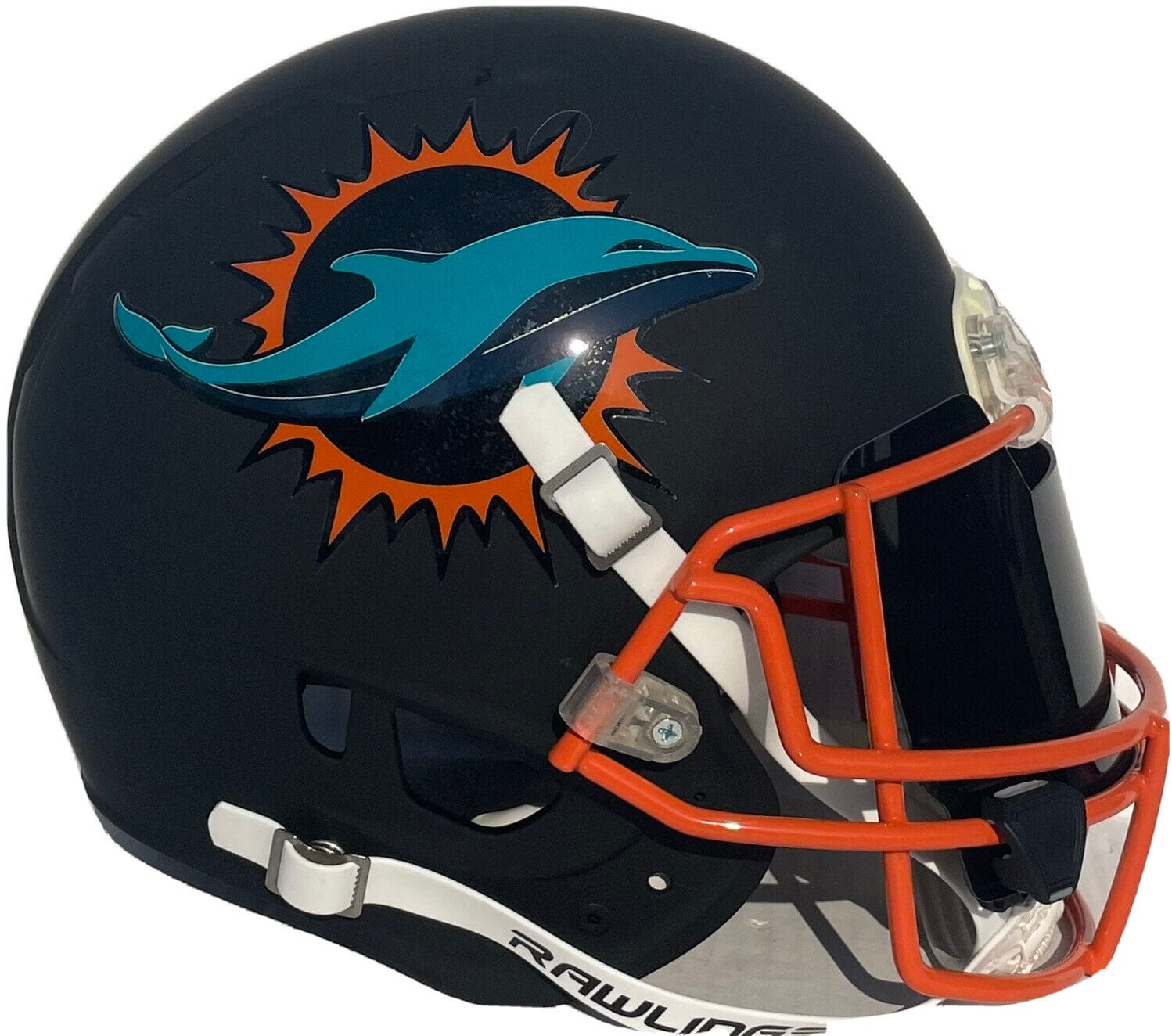 MIAMI DOLPHINS AUTHENTIC FULL SIZE CUSTOM ECLIPSE HELMET TYREEK HILL ...
