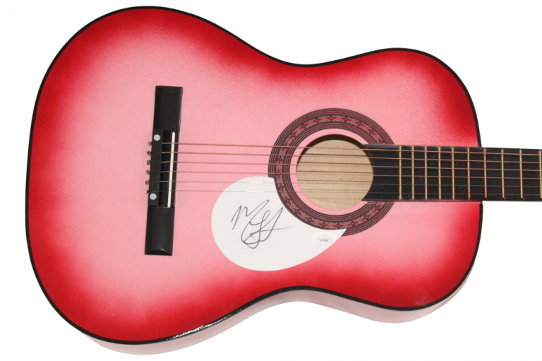Miranda Lambert Signed Autograph Pink Acoustic Guitar Sexy Country Star Jsa Coa Opens In A New