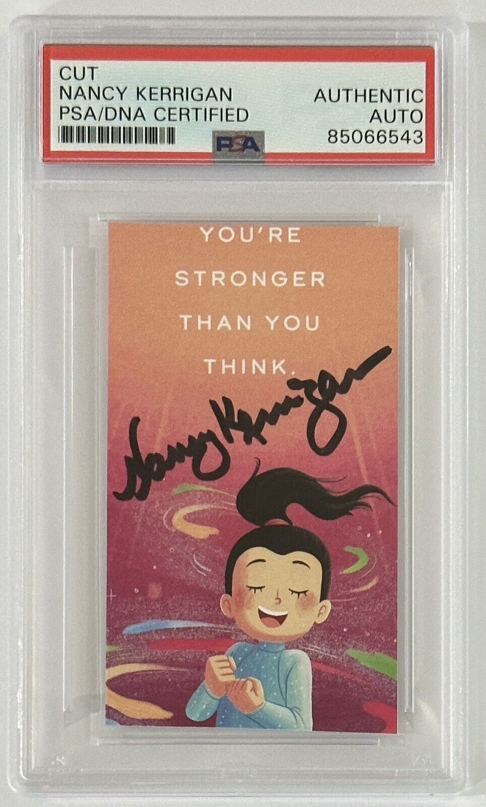 NANCY KERRIGAN SIGNED OLYMPICS BOOKMARK CUT SIGNATURE AUTOGRAPH PSA DNA ...